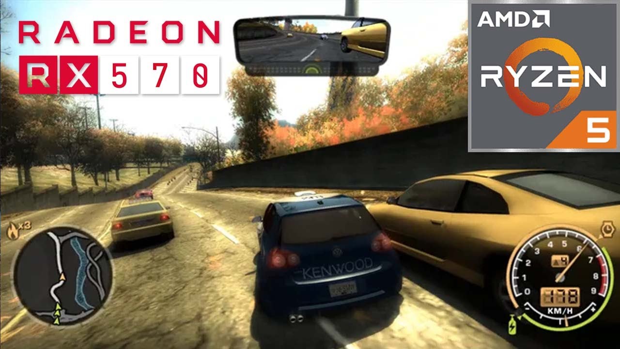 NFS: Most Wanted 1.3 (2005) | Trainer POiZN | Gameplay - YouTube