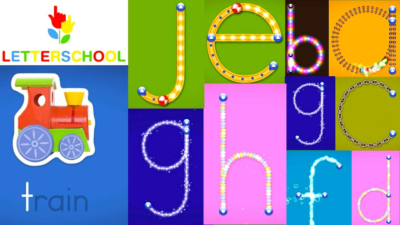 Letters School Small Letter, Side Word - train- Educational Gameplay ...