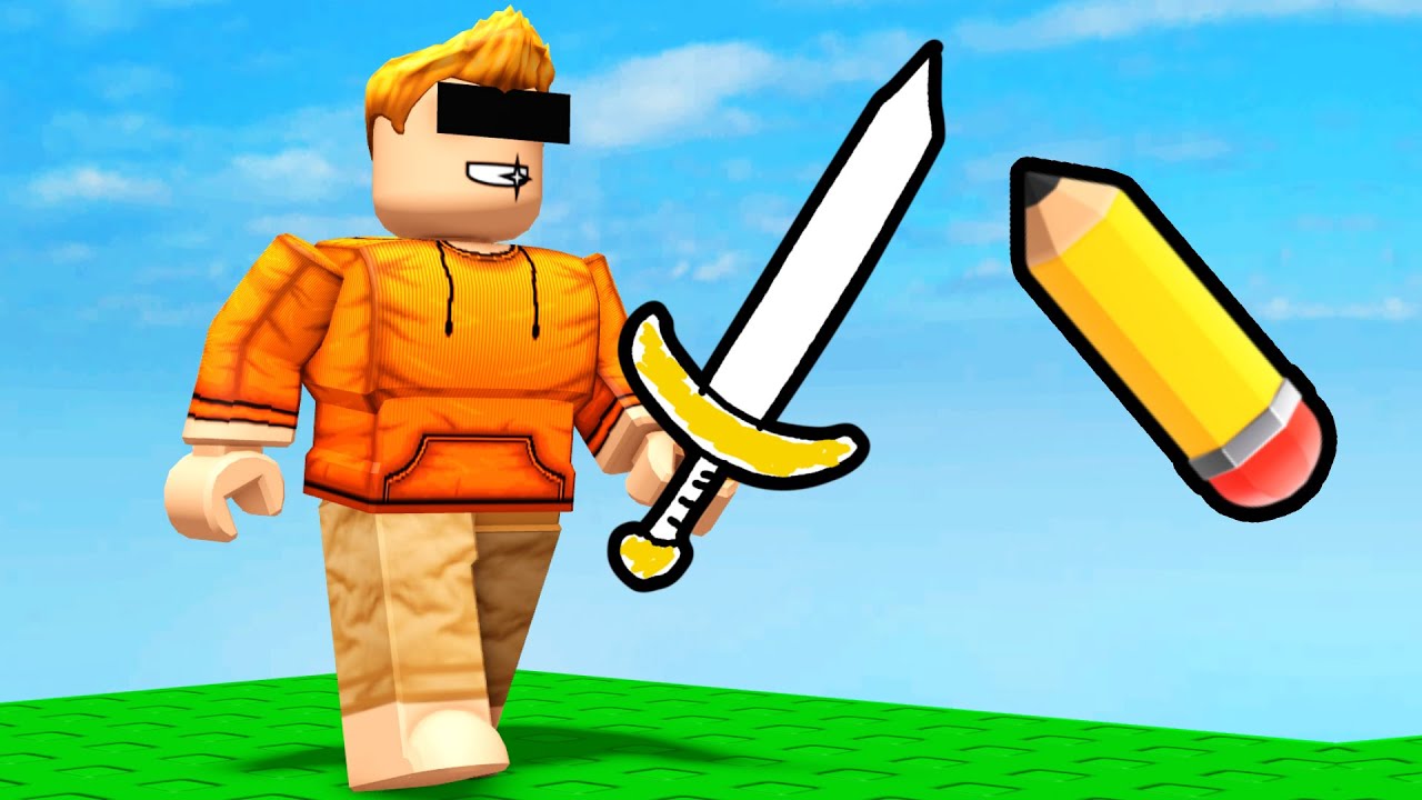 ROBLOX DRAW YOUR WEAPON - YouTube