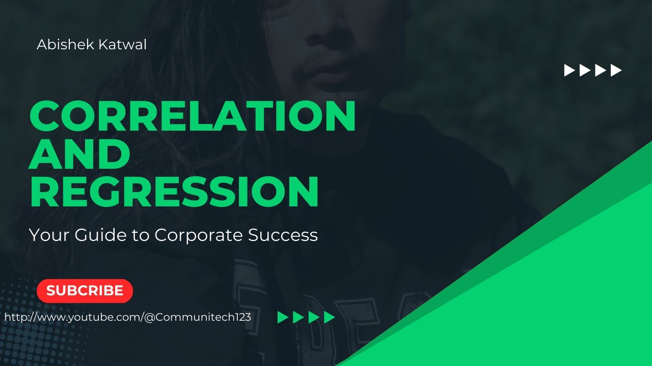 Correlation and Regression, Coefficient of Determination| Fully ...