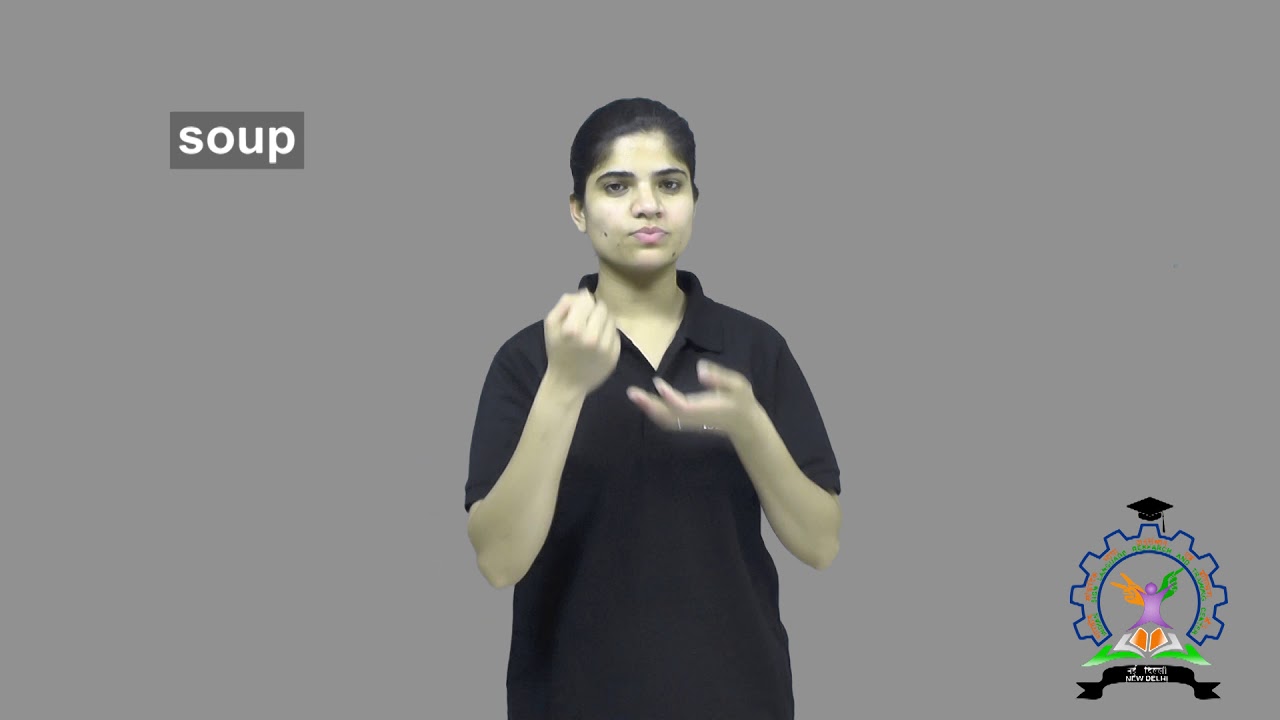 soup (sign 1) - YouTube