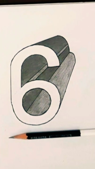 "Perspective Point Helps How To Draw Numbers In 3D"! #shorts - YouTube