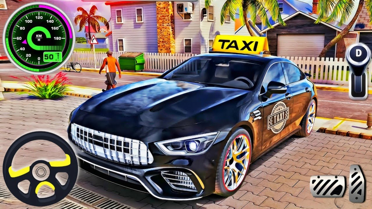 City Cab Driving Simulator Game | City Taxi Driver Simulation Gameplay ...