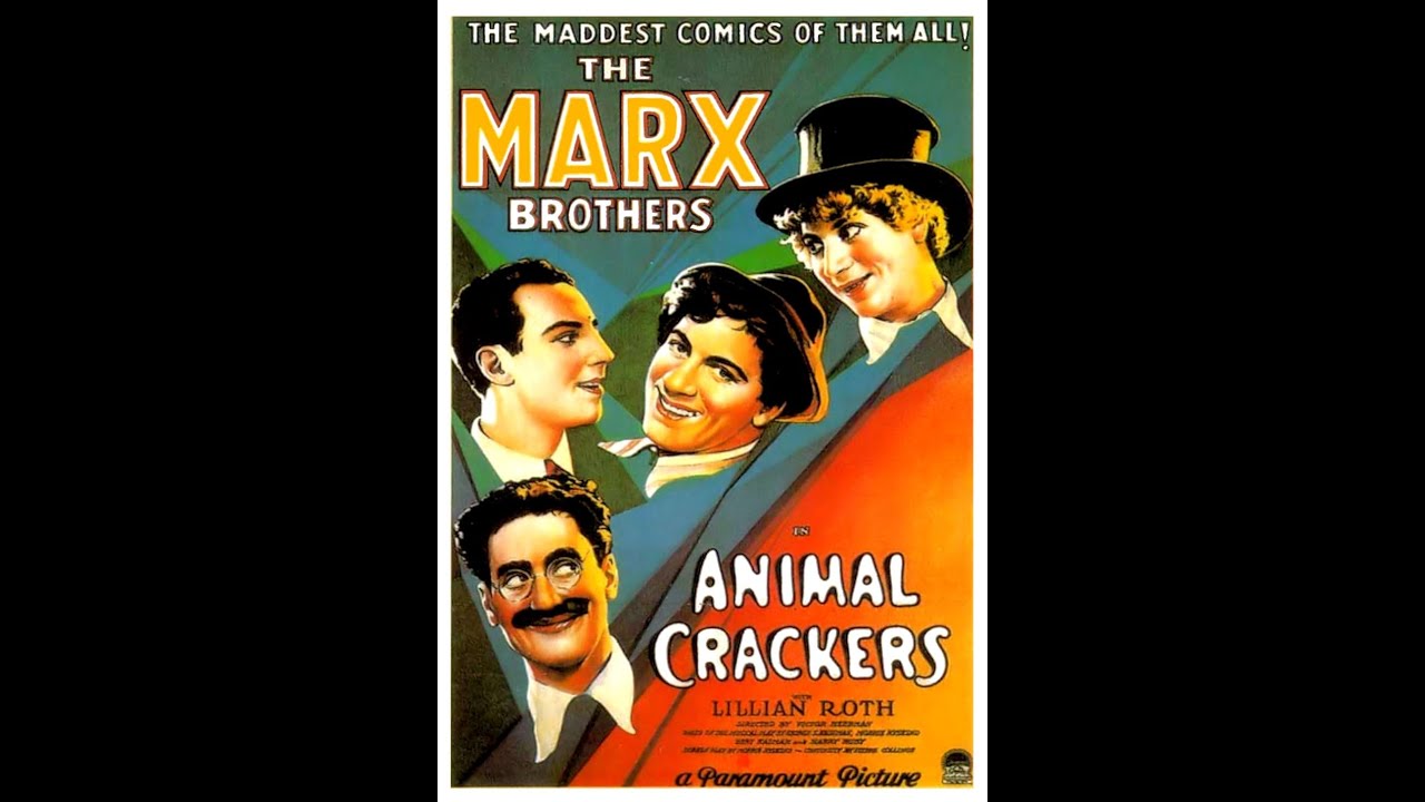 Mike's Movie Matinee The Marx Brothers Animal Crackers 1930 - YouTube