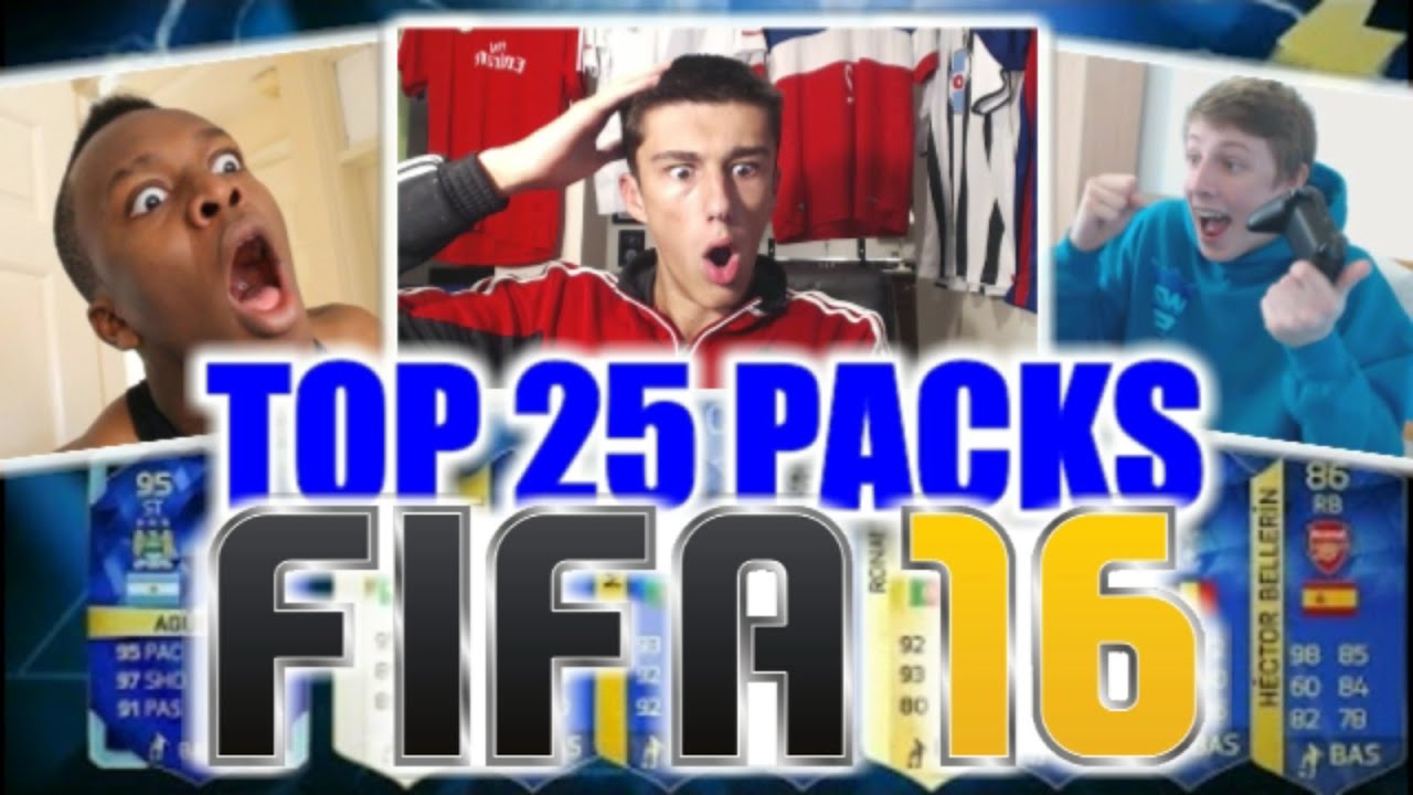 BEST FIFA PACKS EVER! - TOP 25 PACKS IN FIFA 16! - YouTube