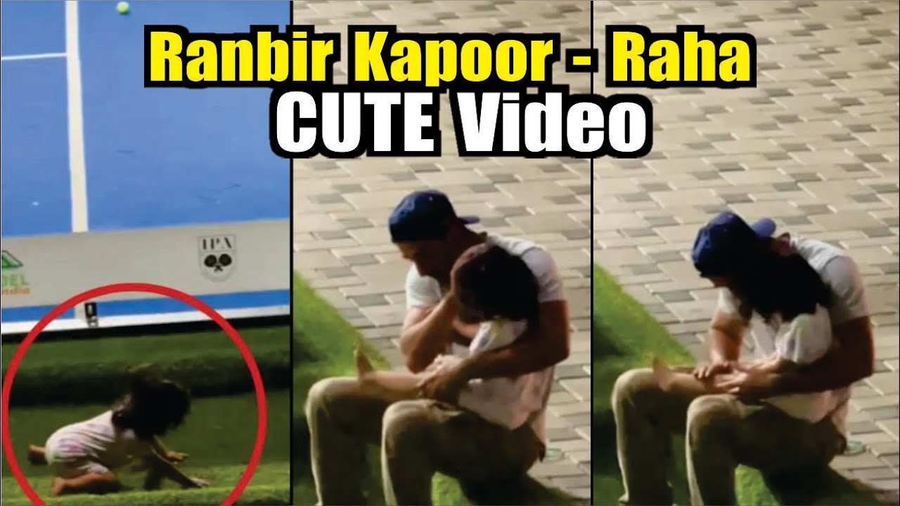 Ranbir Kapoor With Raha CUTE Video | Ranbir Kapoor got pained after ...