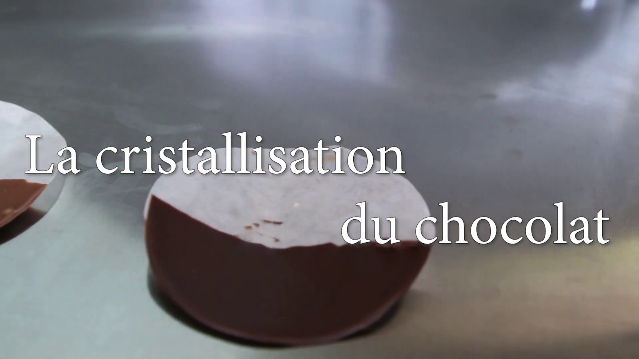 cristallisation du chocolat - YouTube