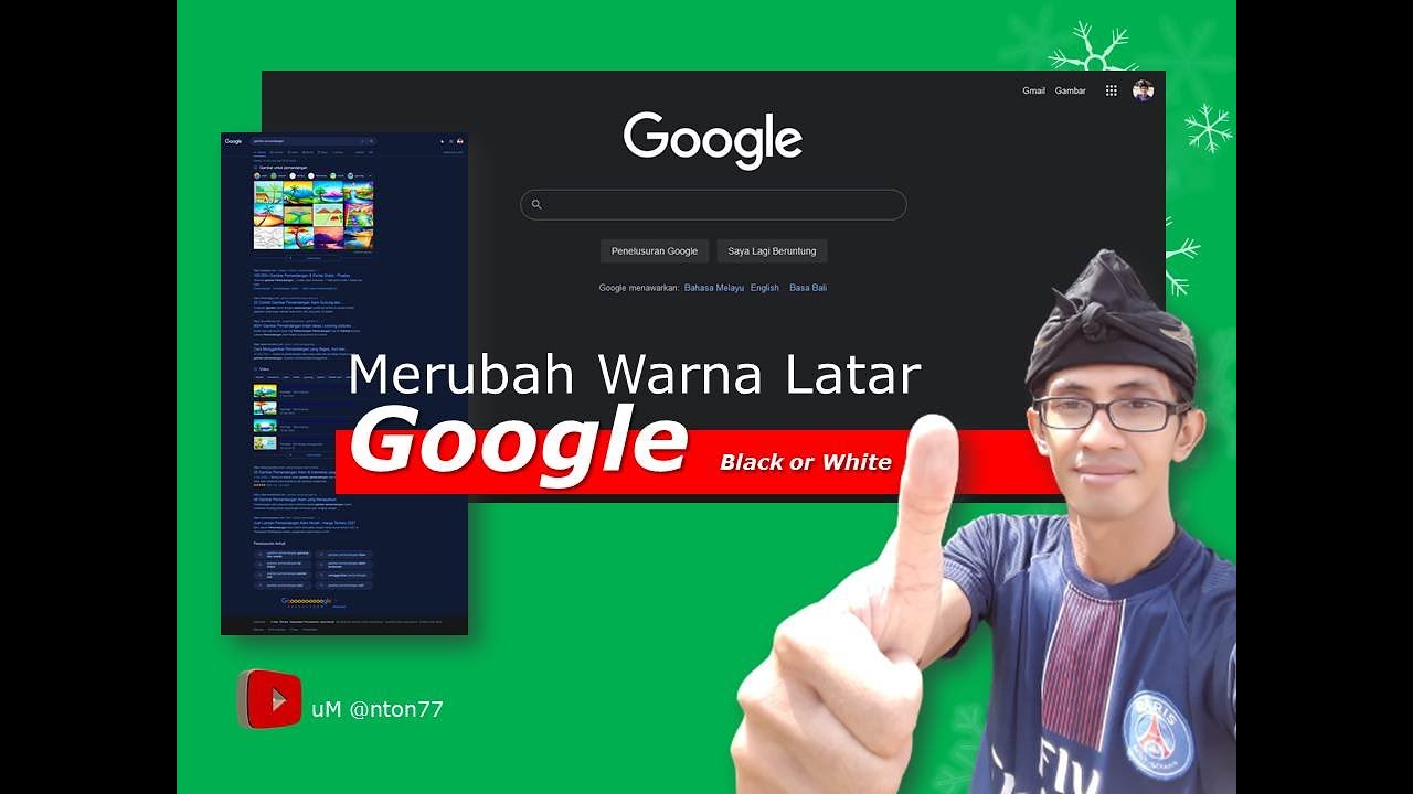 Cara Merubah Warna Background Aplikasi Google menjadi Putih atau Hitam ...