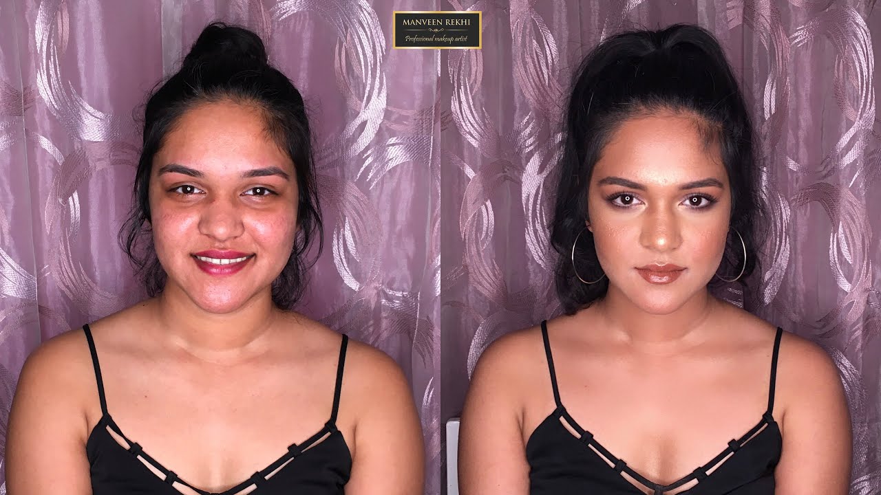 Soft neutral makeup tutorial for medium to tan skin tones💜 - YouTube