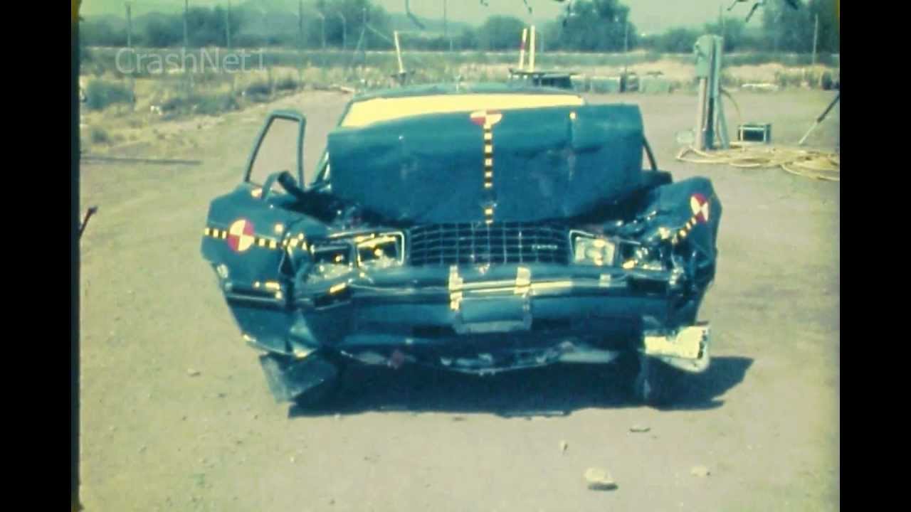 Ford Mustang | 1979 | Frontal Crash Test by NHTSA | CrashNet1 - YouTube