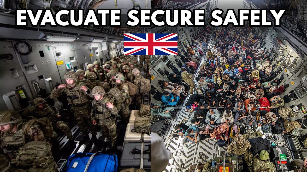 UK Armed Forces Op PITTING evacuate British personnel and Civilians ...