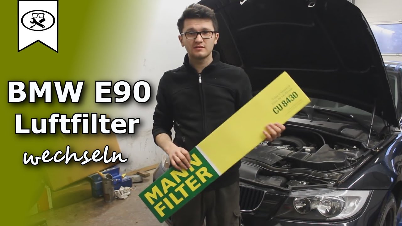 BMW E90 Innenraumfilter wechseln | Change microfilter | VitjaWolf ...