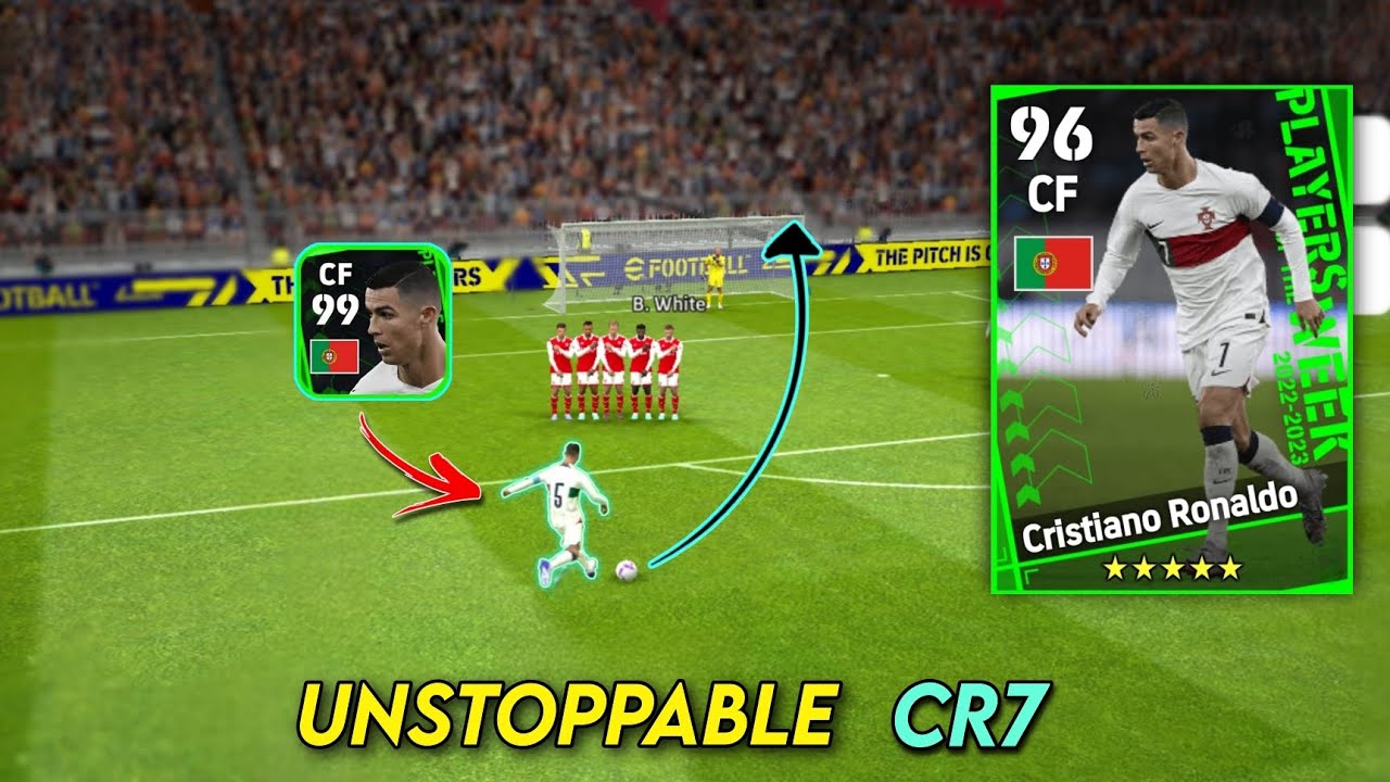 POTW C. Ronaldo is Unstoppable 🤯🔥 | eFootball 2023 Mobile - YouTube