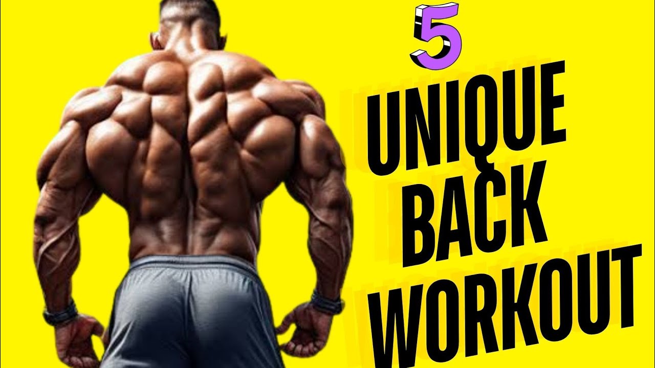 Back Exercises For Men In Gym | 5 Unique Back Workout #backworkout # ...
