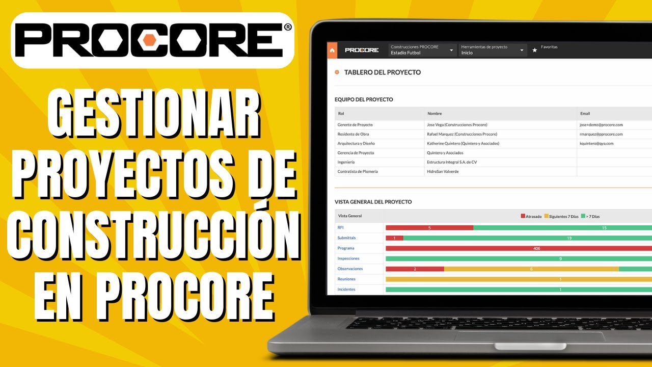 Cómo GESTIONAR Proyectos De Construcción - Tutorial PROCORE - YouTube