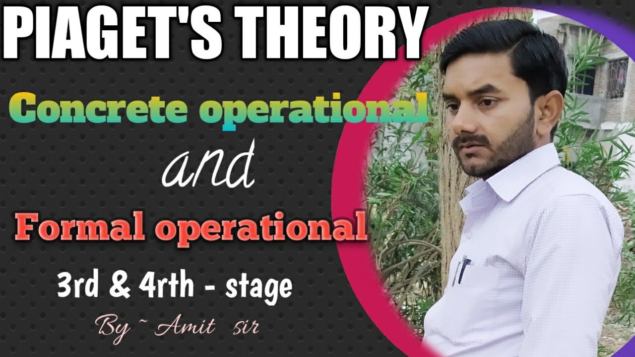 Piaget's Theory of cognitive development || 3rd & 4rth Stage || By ...