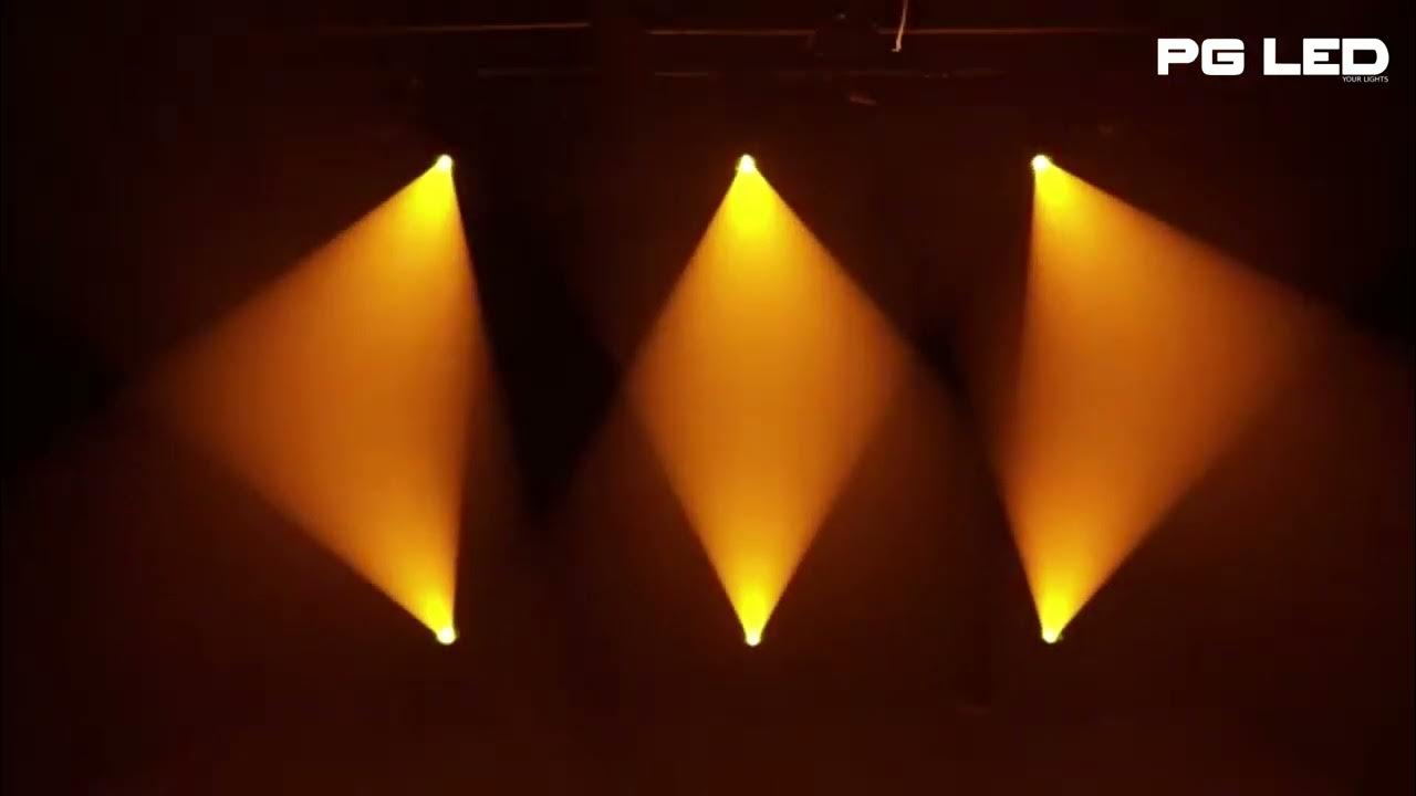 RUCHOMA GŁOWA PG LED BWS 250W PRO - YouTube