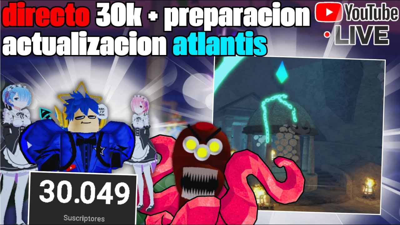 🔴 DIRECTO CELEBRANDO LOS 30K SUBS JUGANDO con SUSCRIPTORES!! 🔱 | Roblox ...