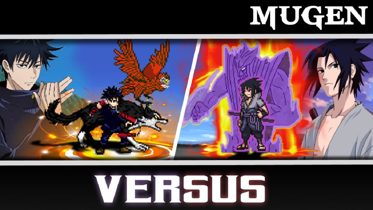 Uchiha Sasuke VS Megumi Fushiguro | NARUTO VS JUJUTSU KAISEN - YouTube