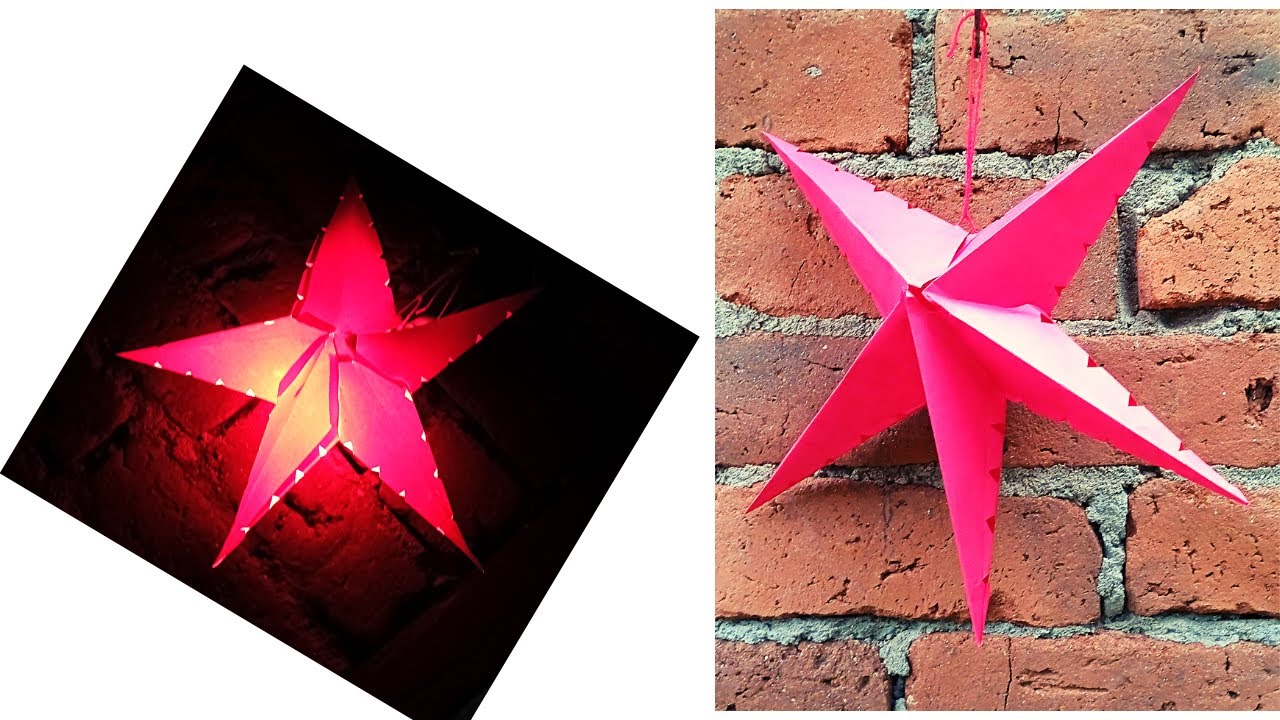 How to make Christmas Star| Christmas Star|#diy |_41 - YouTube