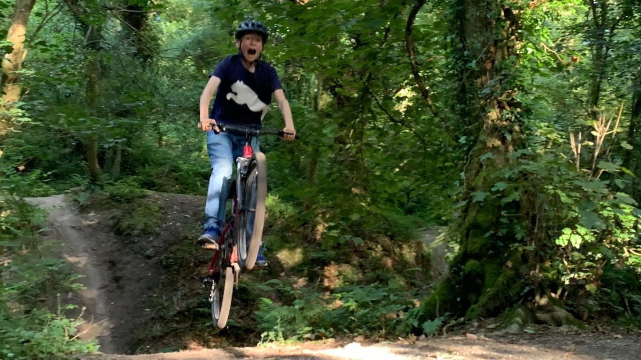 Insane jump on the MEGA RAMP! - YouTube