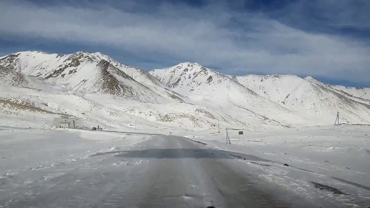 Snow Covered Khunjerab Pass (Pak-China Border) in Winter, Hunza Valley ...