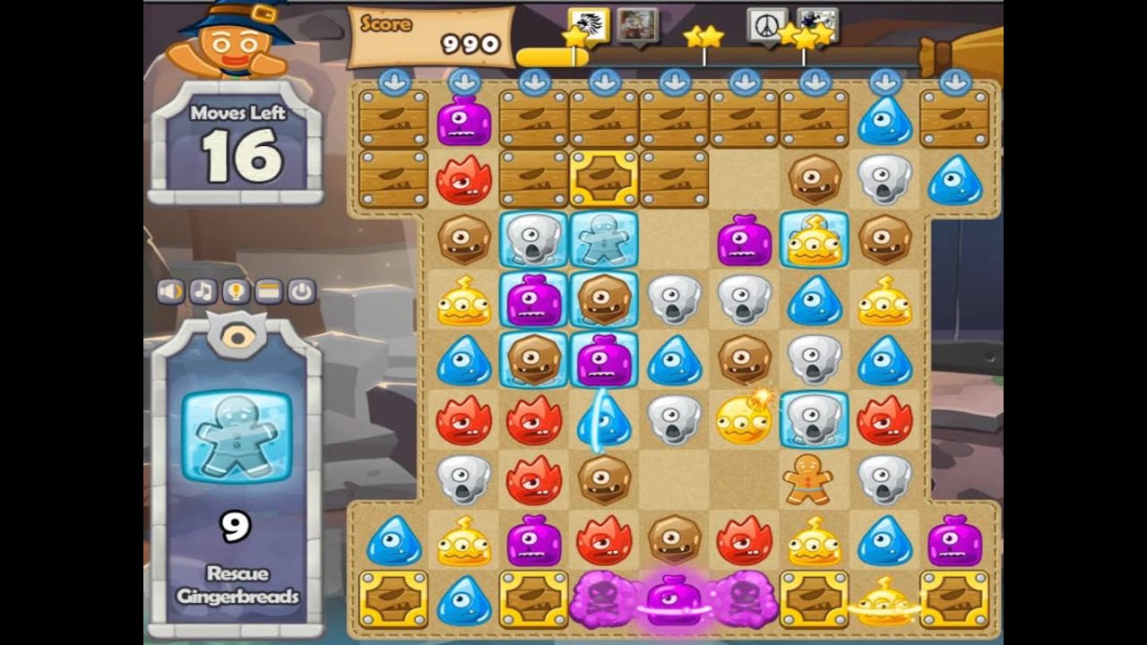 Monster Busters Level 41 - YouTube
