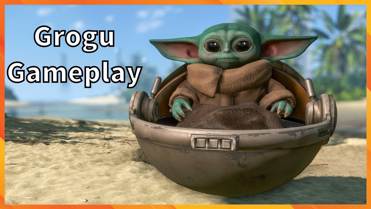 Grogu Gameplay Star Wars Battlefront 2 - YouTube