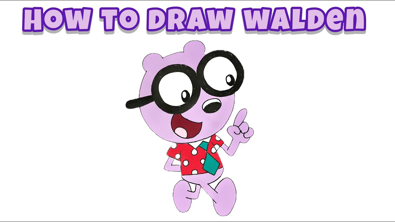 How to Draw Worried and Insecure Walden From Wow! Wow! Wubbzy! Show ...
