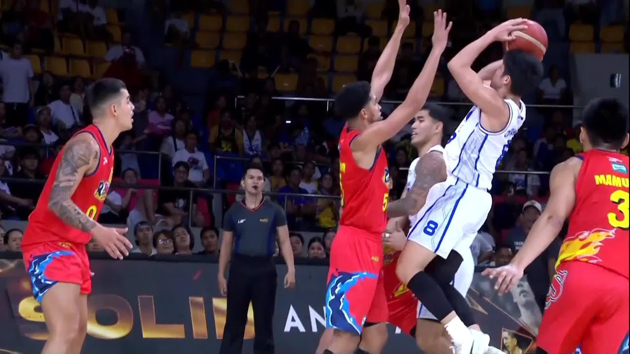 Calvin Oftana CIRCUS SHOT AND ONE for TNT vs. ROS | PBA Season 49 ...