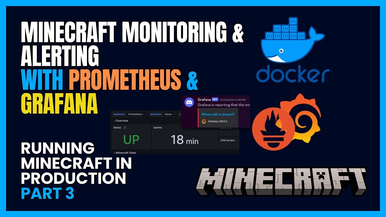 MINECRAFT MONITORING AND ALERTING WITH PROMETHEUS AND GRAFANA | RUNNING ...