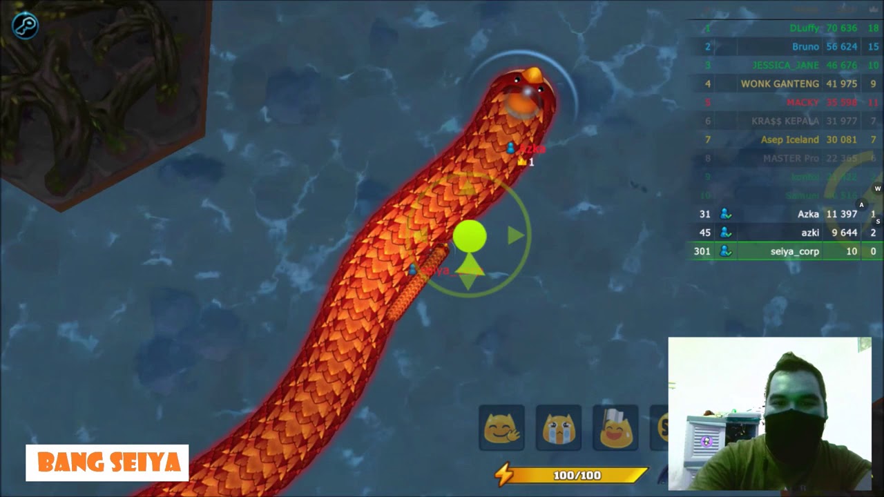 Cacing Angry Bird KECIL CABE RAWIT... LITTLE BIG SNAKE - YouTube