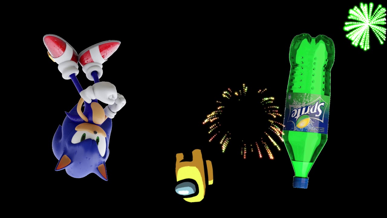 sonic, yellow and sprite spinning for 2m and 35s - YouTube