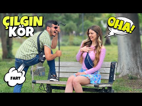 KÖR OLUP İNSANLARI TROLLEMEK !(%100 KOMEDİ )- SOSYAL DENEY