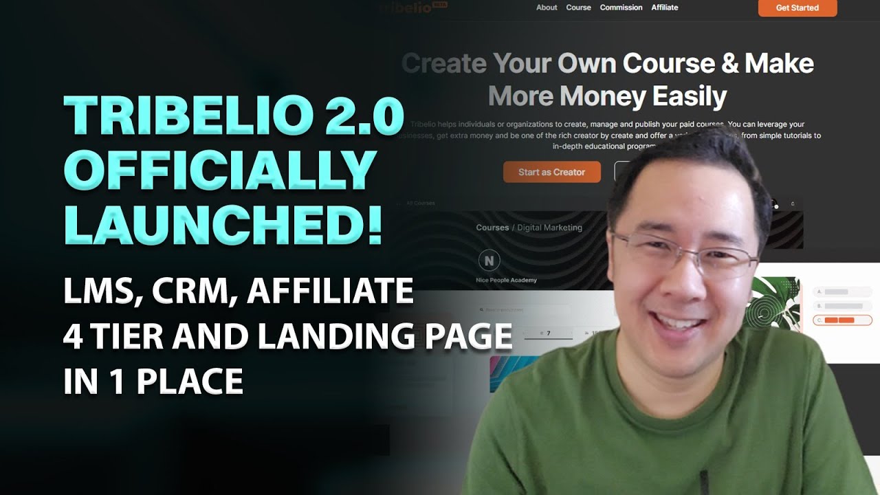 TRIBELIO 2.0 RESMI LAUNCH! LMS, CRM, Affiliate 4 Tier dan Landing Page dalam 1 Tempat! - Tips ...