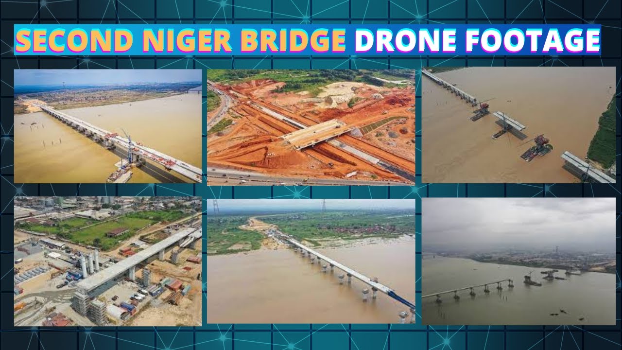 Second Niger Bridge Drone Footage ( Aerial View of Second Niger Bridge ...