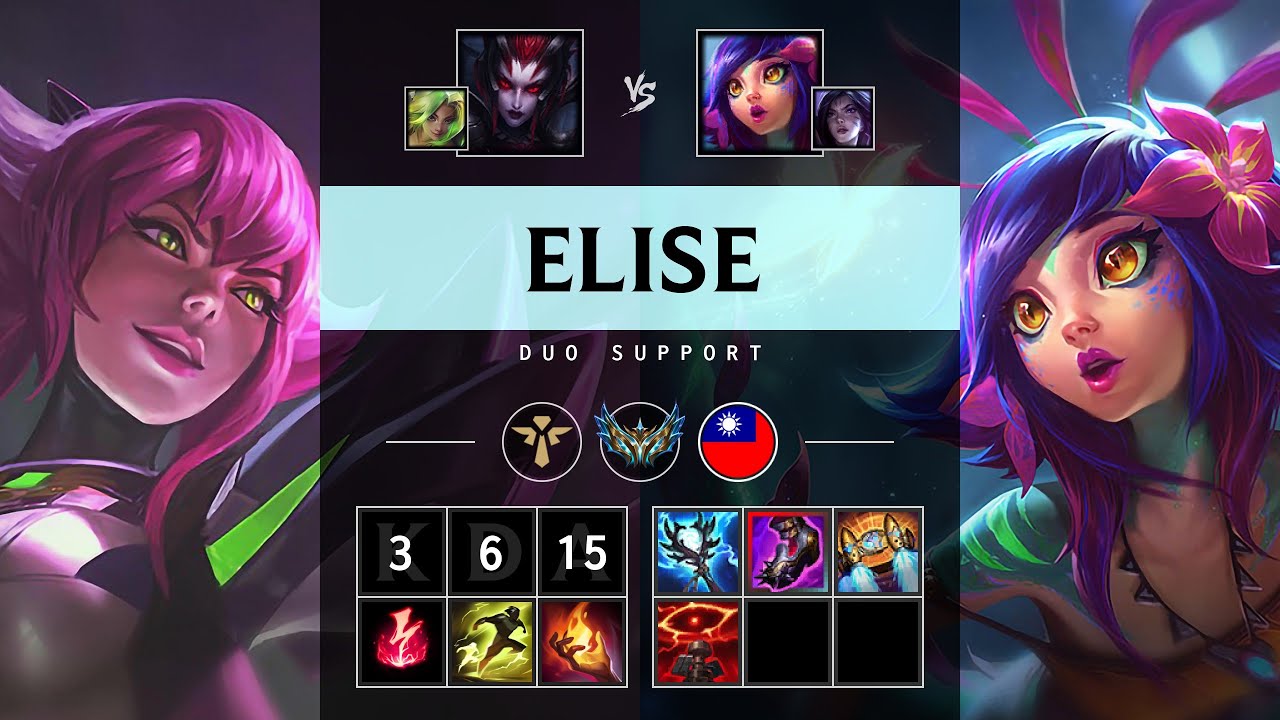 Elise Support vs Neeko - TW Challenger Patch 25.13 - YouTube