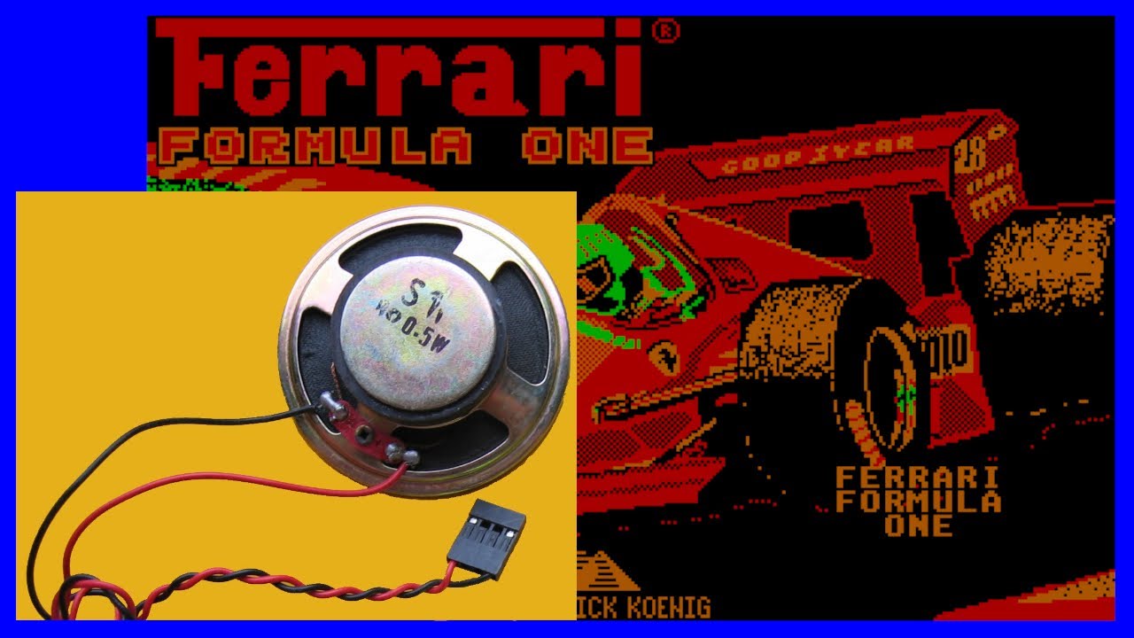 Ferrari Formula One [MS DOS] SOUND on IBM PC Speaker - YouTube