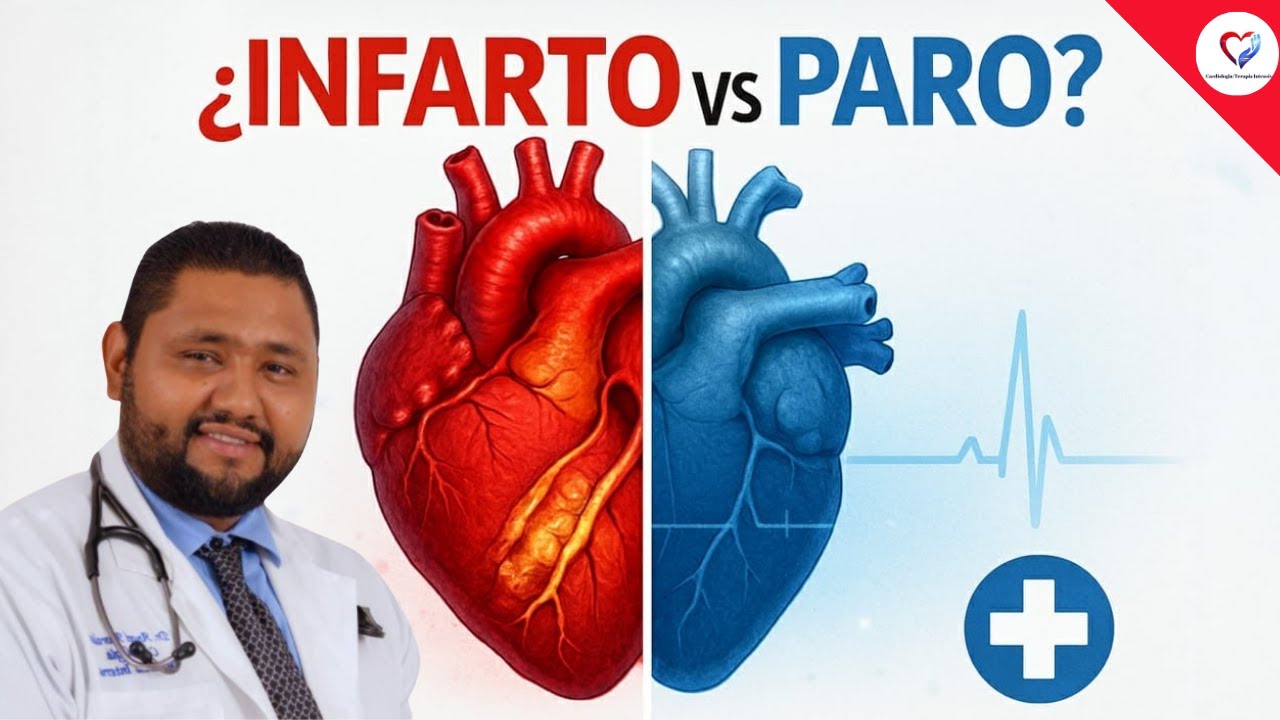 Cómo diferenciar un infarto de un paro cardiaco - YouTube