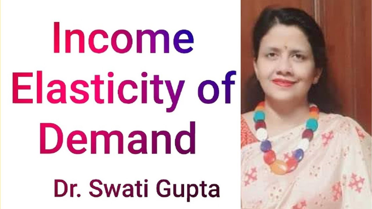 Income Elasticity of Demand by Dr Swati Gupta. |Economics/Management ...