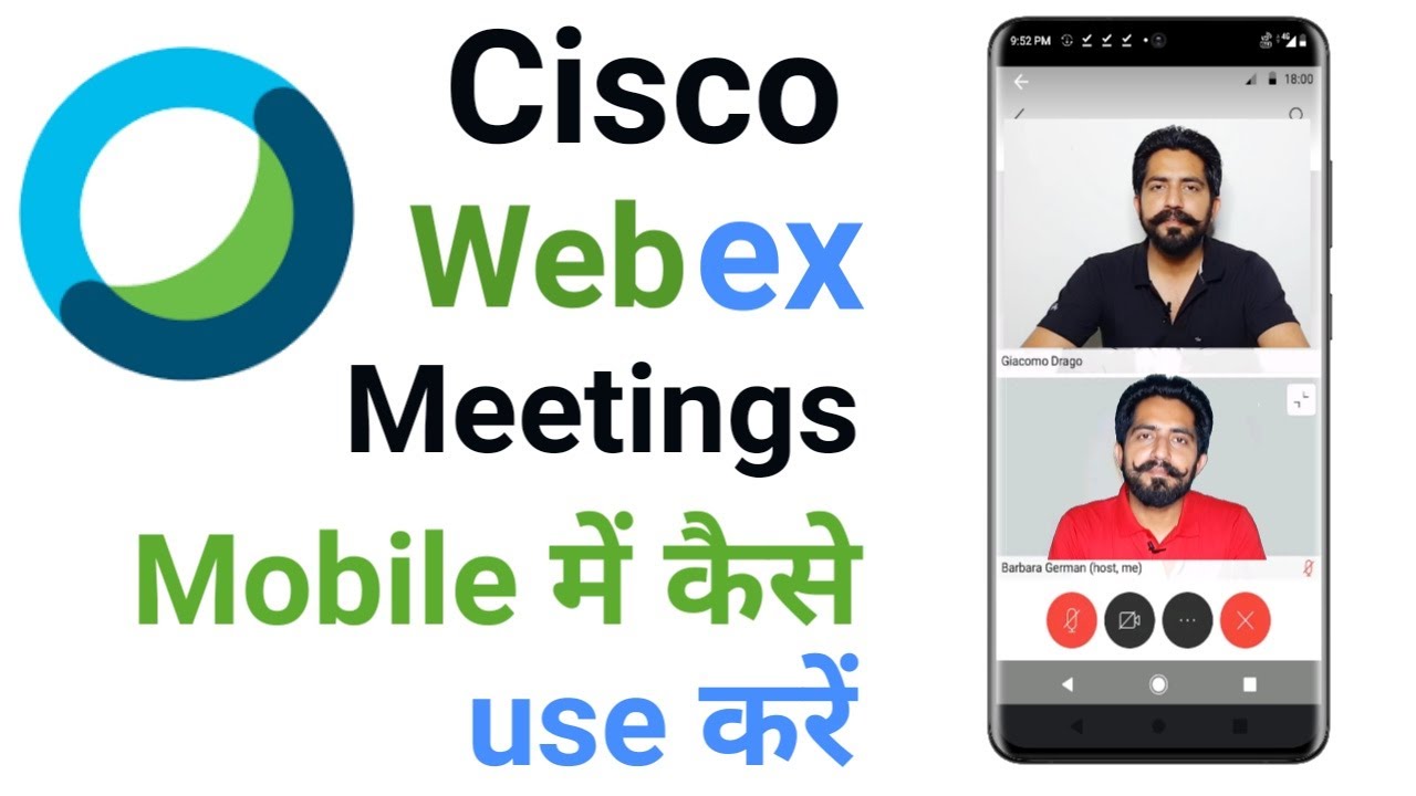 How to use Cisco WebEx in Mobile - YouTube