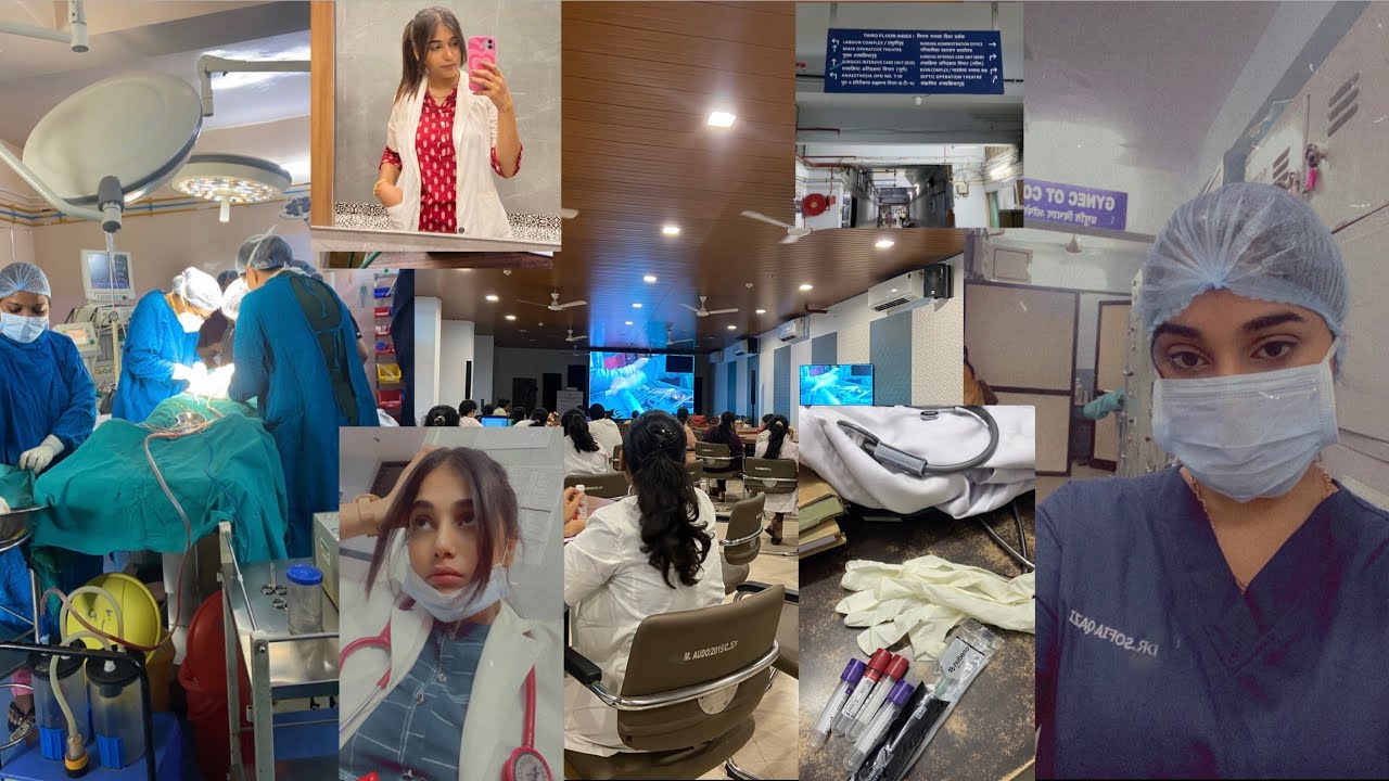 My first vlog | A day in life of an intern doctor | Night duty in OBGY ...