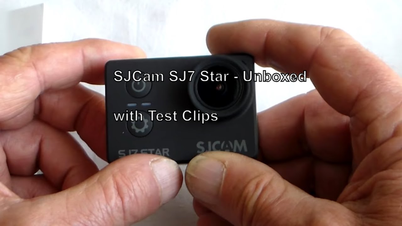 SJCam SJ7 Star - Unoxed with Test Clips - better version on link below ...