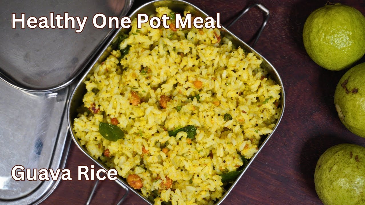 Healthy One Pot Meal Recipe | Guava Rice | Healthy & Tasty Lunch Box ...