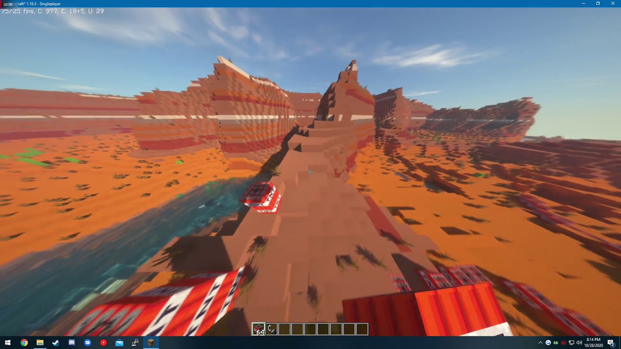 Minecraft on Ryzen 5 2600x and Radeon RX 5700 - YouTube