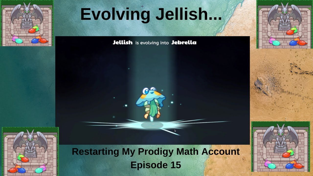 Evolving Jellish!!! | Restarting my Prodigy Math Account - Ep 16 - YouTube
