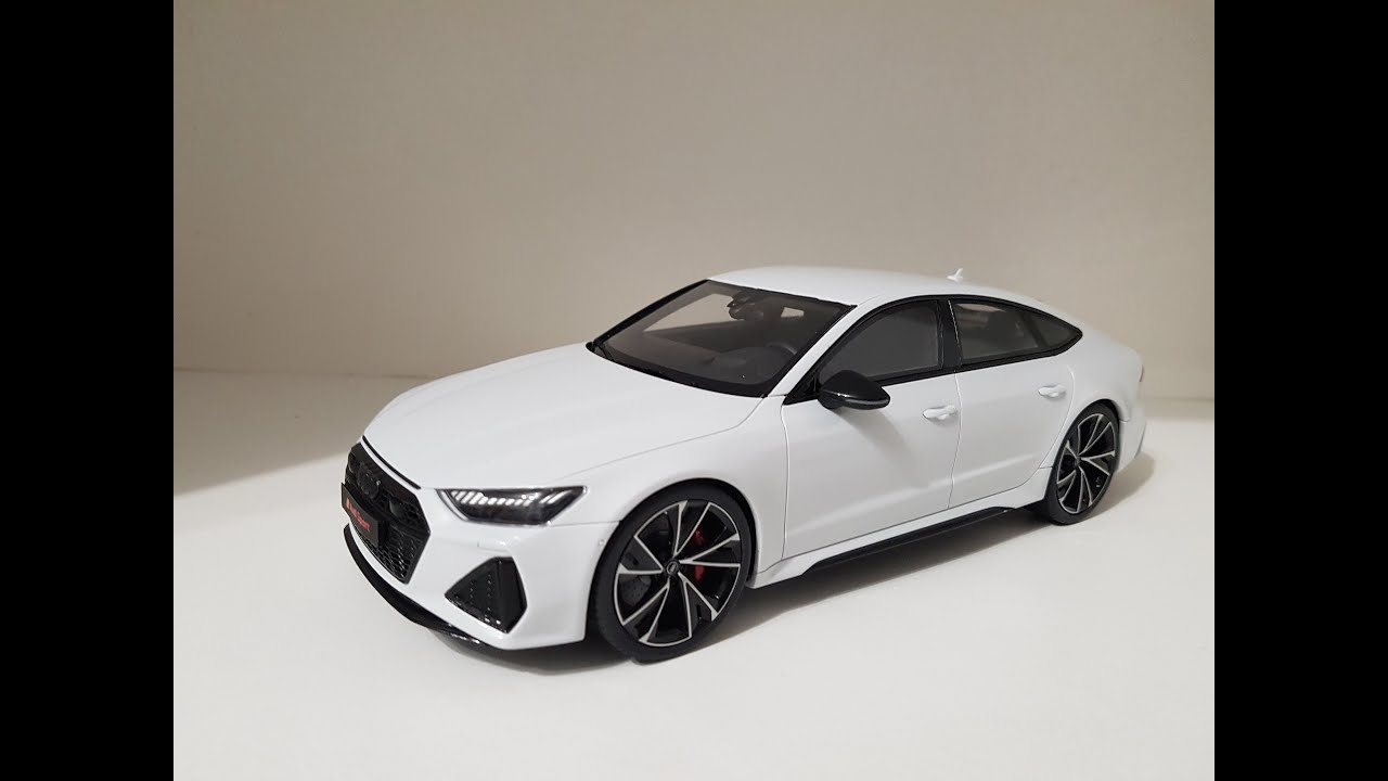 UNBOXING OF 1/18 AUDI RS7 SPORTBACK(2020)GT SPIRIT - YouTube