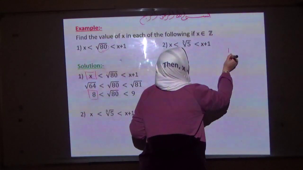 G8 Math Approximate value of irrational numbers - YouTube