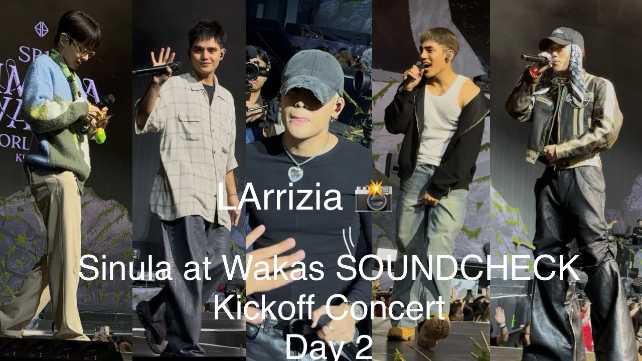SAW Concert SOUNDCHECK (Day 2) Simula at Wakas Kickoff - YouTube