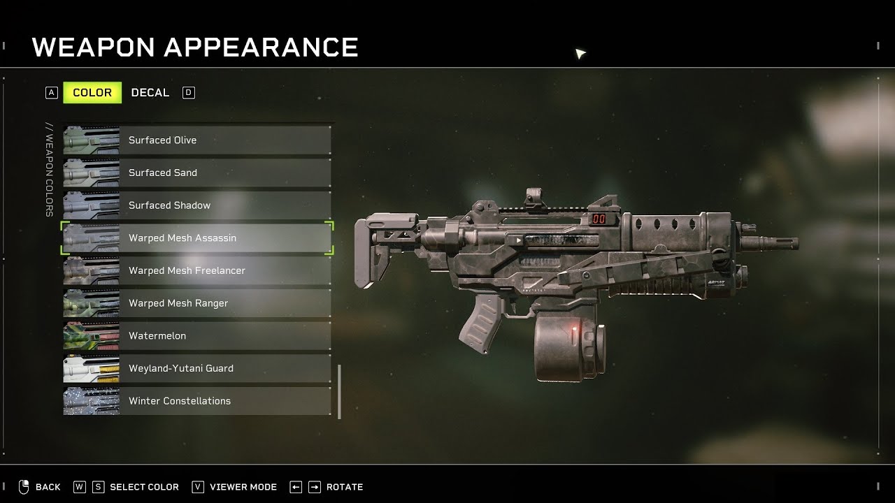 Aliens Fireteam Elite Warped Mesh Assassin Skin on Technician 1-1 - YouTube